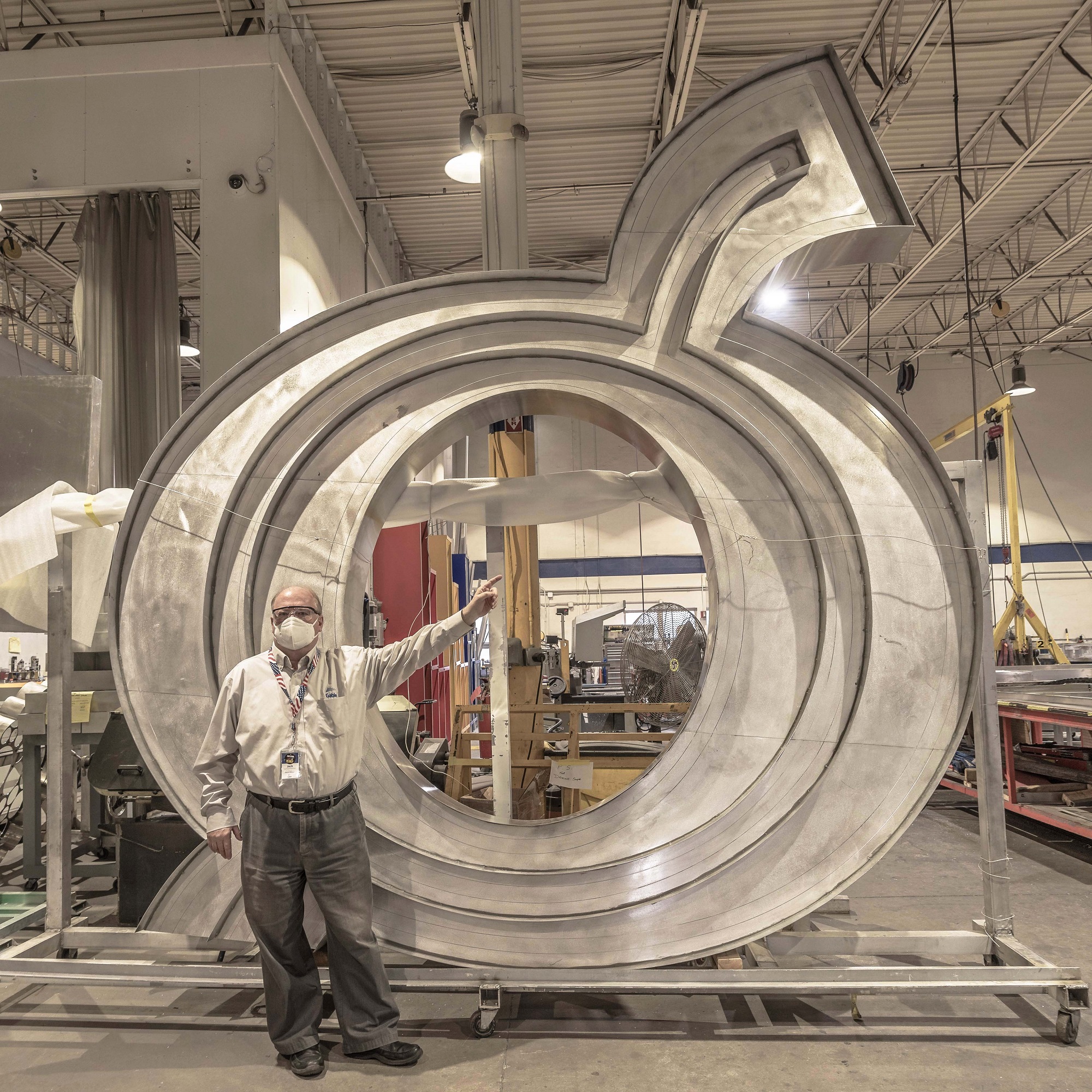 New Domino Sign Taking Shape – South Baltimore Peninsula Post